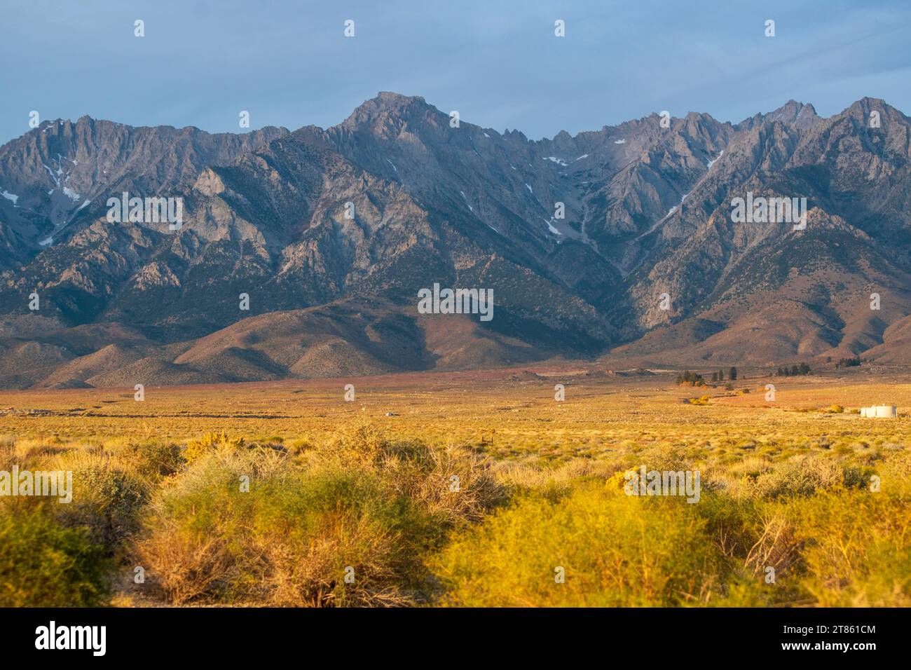 The Eastern Sierra in Inyo County, CA, is a jagged and majestic sight ...