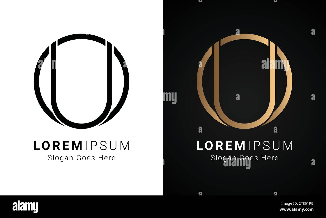 Letter uo logo hi-res stock photography and images - Alamy