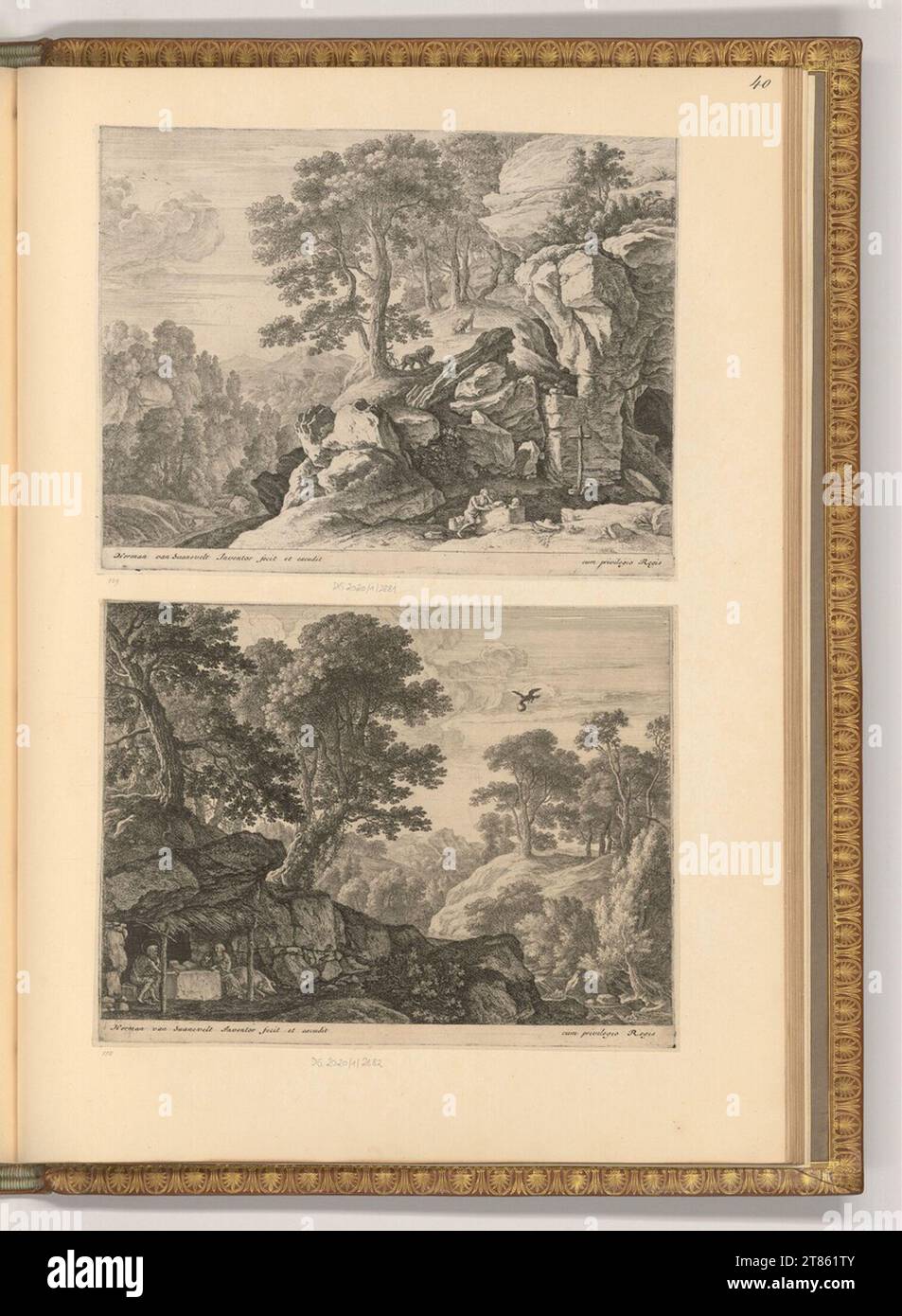 Herman van Swanevelt (Ausführende r Künstler in) St. Hieronymus in the ...
