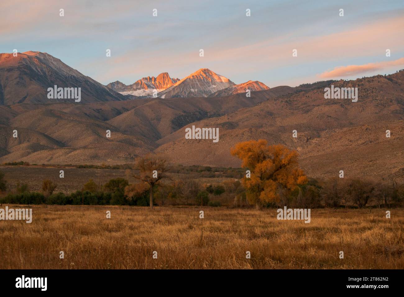 The Eastern Sierra in Inyo County, CA, is a jagged and majestic sight ...