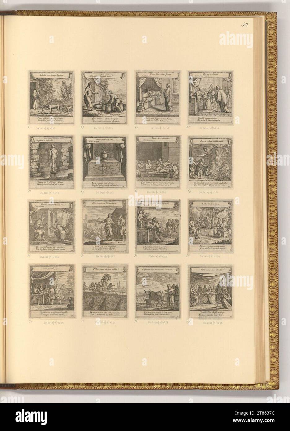 Albert Flamen (Engraver) Emblems of the Eucharist, (book illustration ...