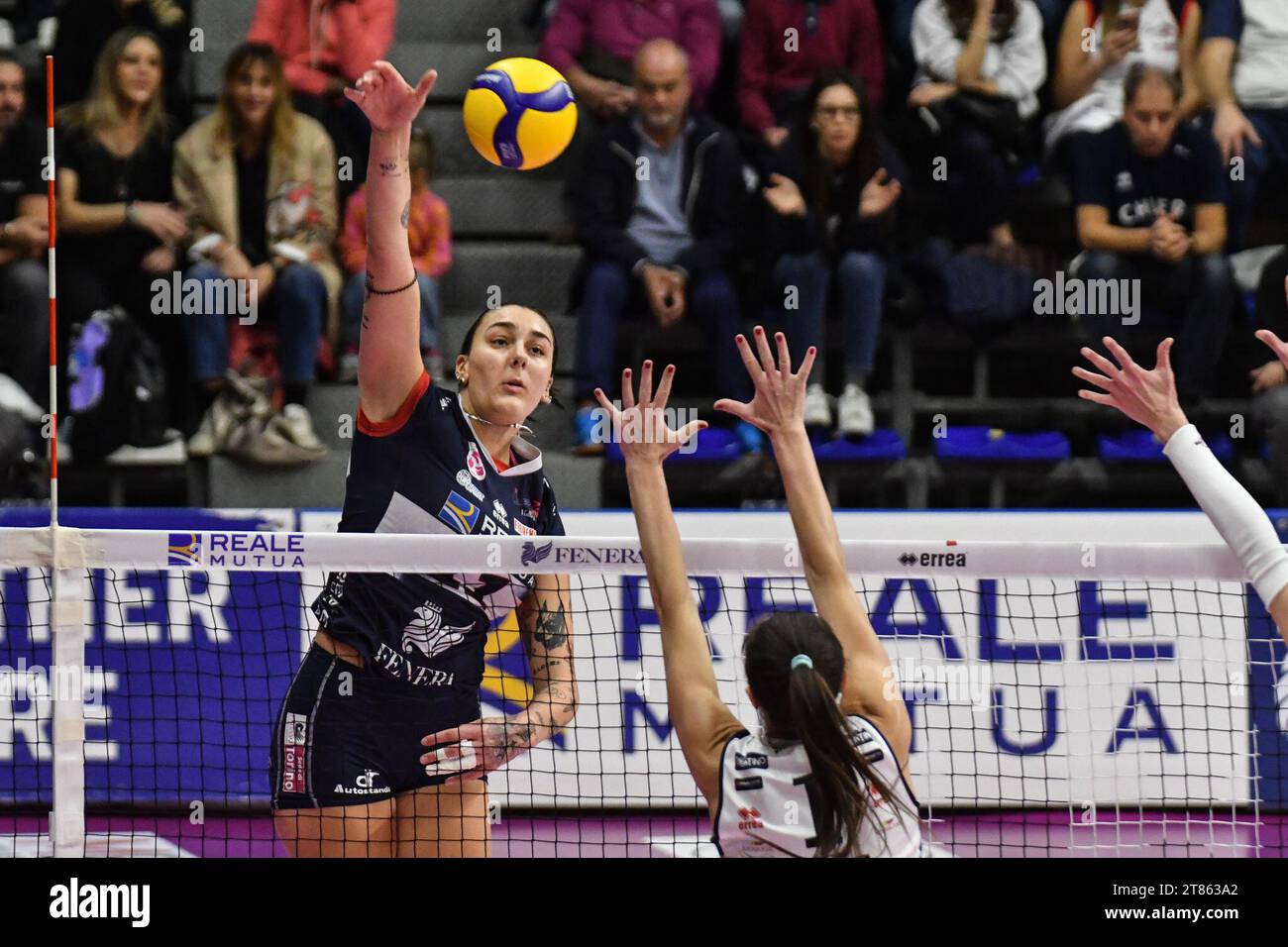 Chieri, Italy. 18th Nov, 2023. Martha Anthouli of Chieri '76 in action ...