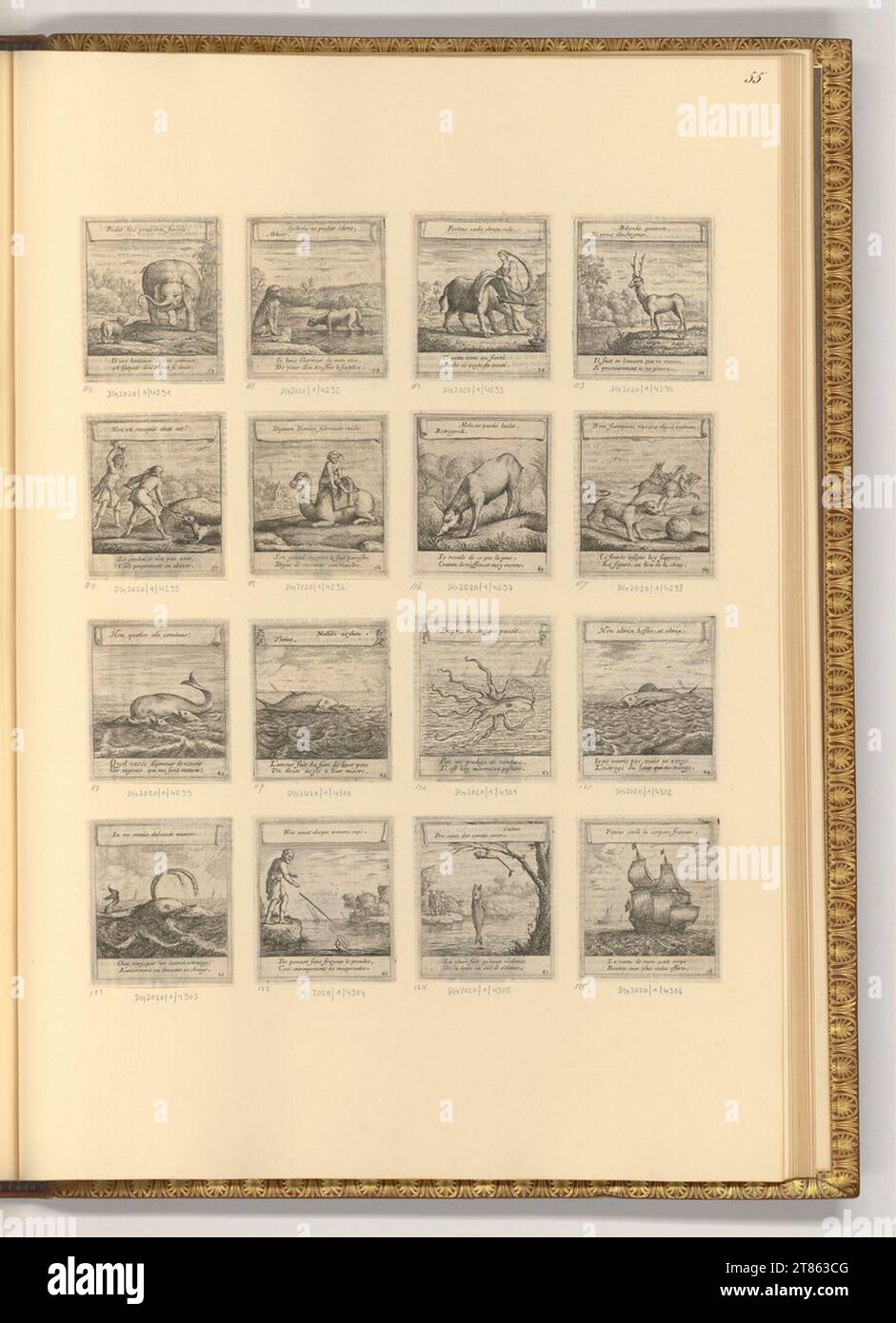 Albert Flamen (Engraver) Emblems of the Eucharist, (book illustration ...