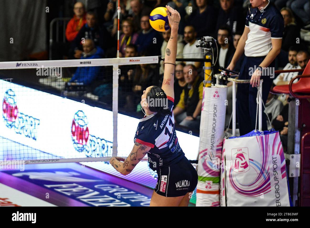 Chieri, Italy. 18th Nov, 2023. Martha Anthouli of Chieri '76 during ...