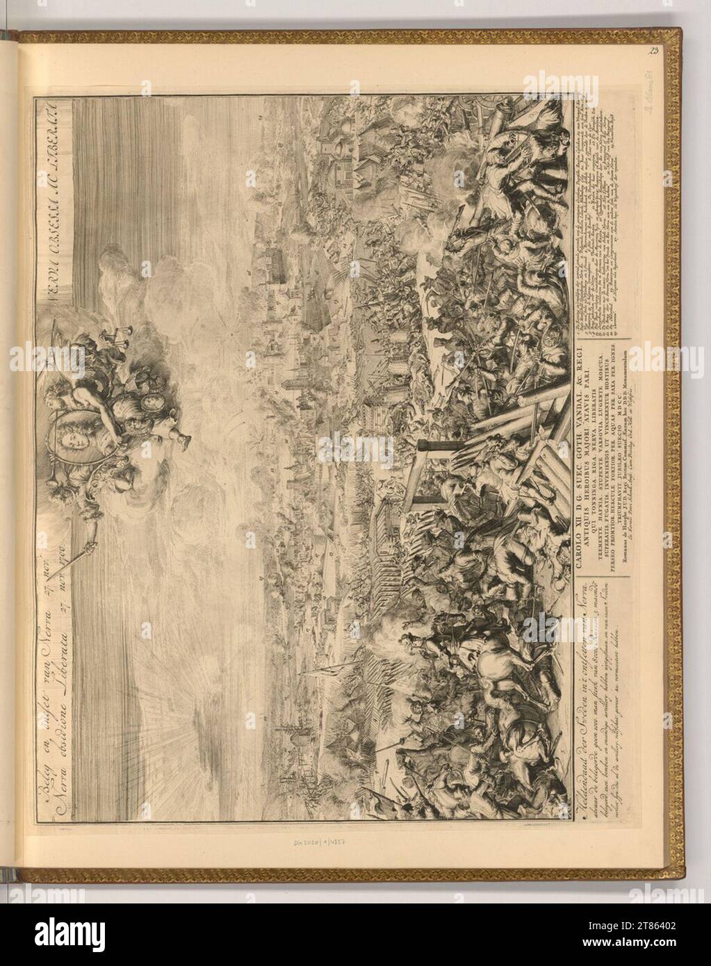 Romeyn de Hooghe (Engraver) Battle of Narva in 1700. etching 1700 , 1700 Stock Photo - Alamy