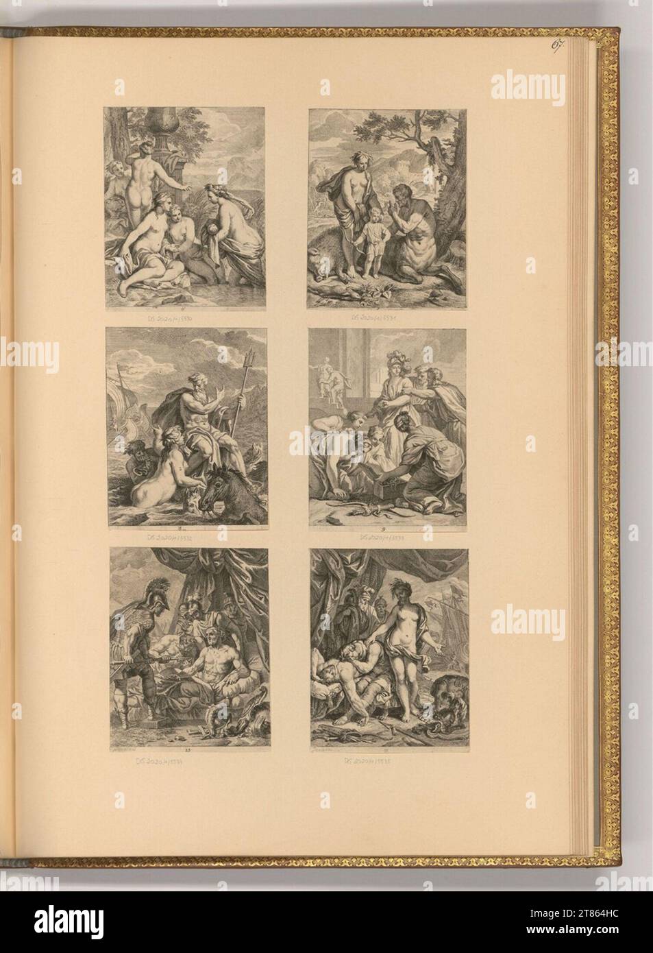 Jan Alexander Janssens (Engraver) The story of the Achill. Etching ...