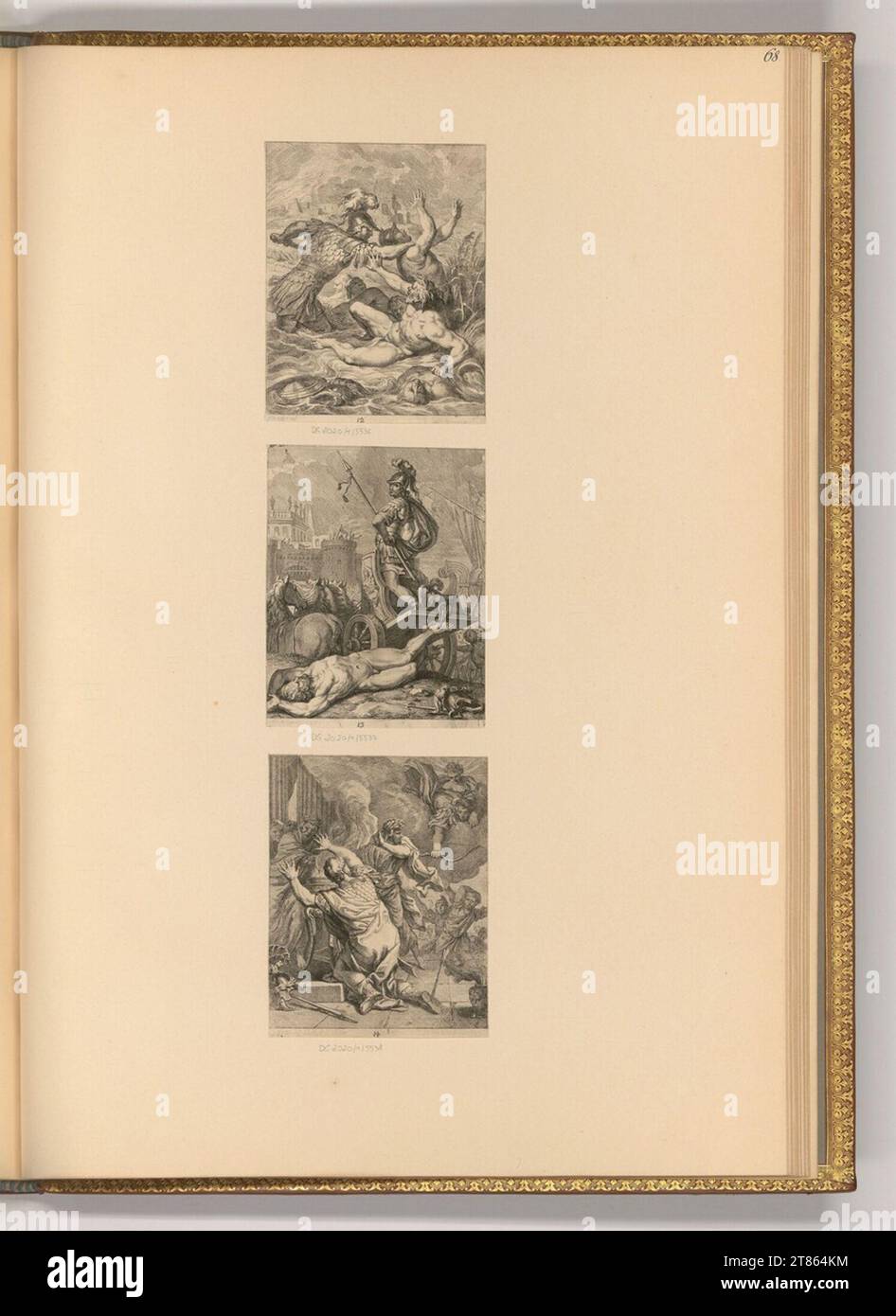 Jan Alexander Janssens (Engraver) The story of the Achill. Etching ...