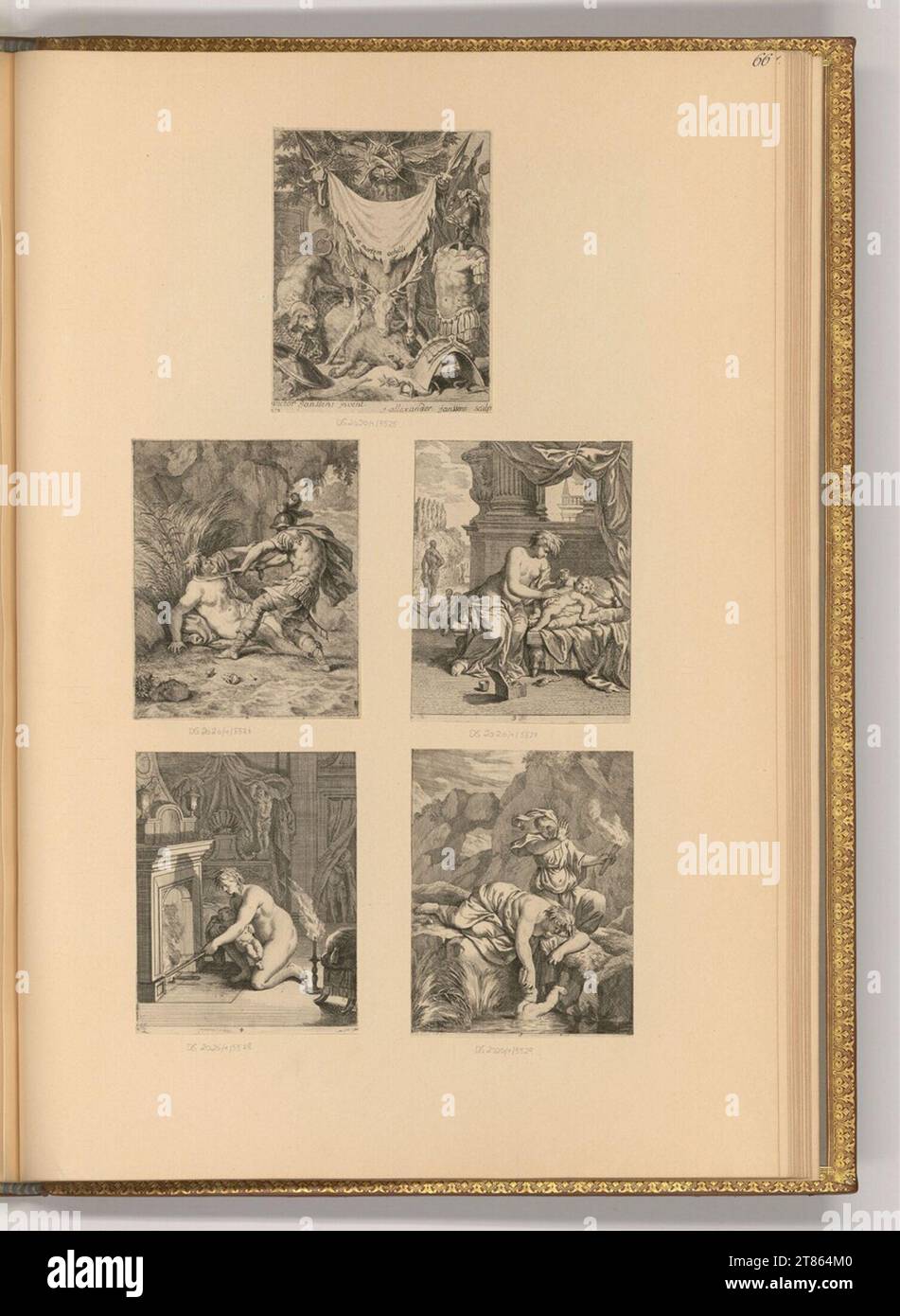 Jan Alexander Janssens (Engraver) The story of the Achill. Etching ...