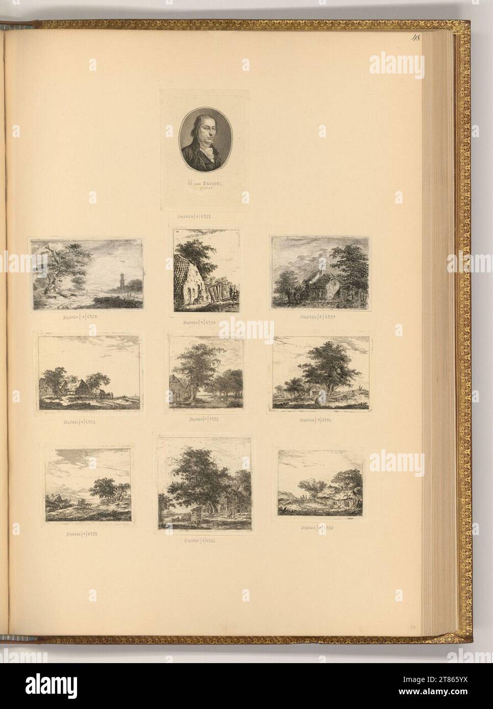 Ernst Willem Jan Bagelaar (Engraver) Portrait Hermanus van Brussel ...