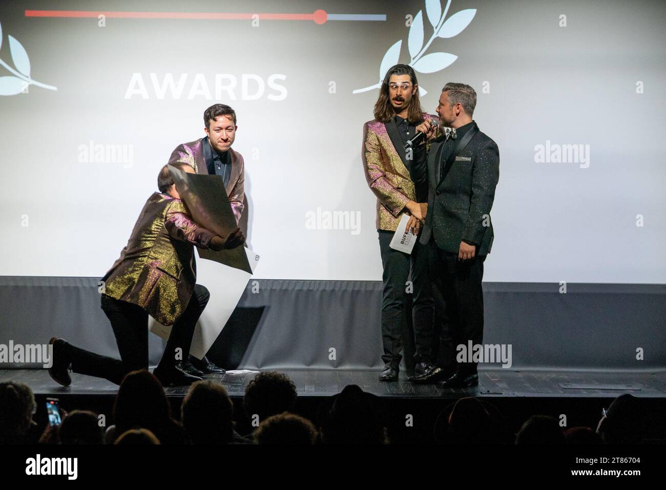 Toronto, Canada. 12th Nov, 2023. Brian Rosenthal, Corey Lubowich, Joey ...