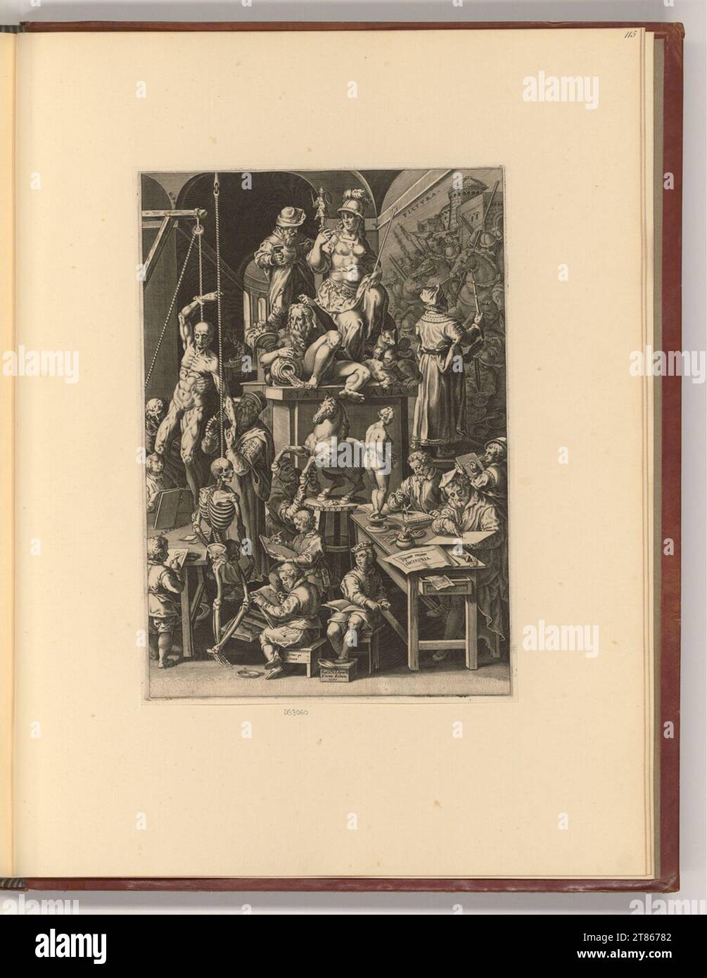 Jan van der Straet The practitioners of the visual arts (allegory ...