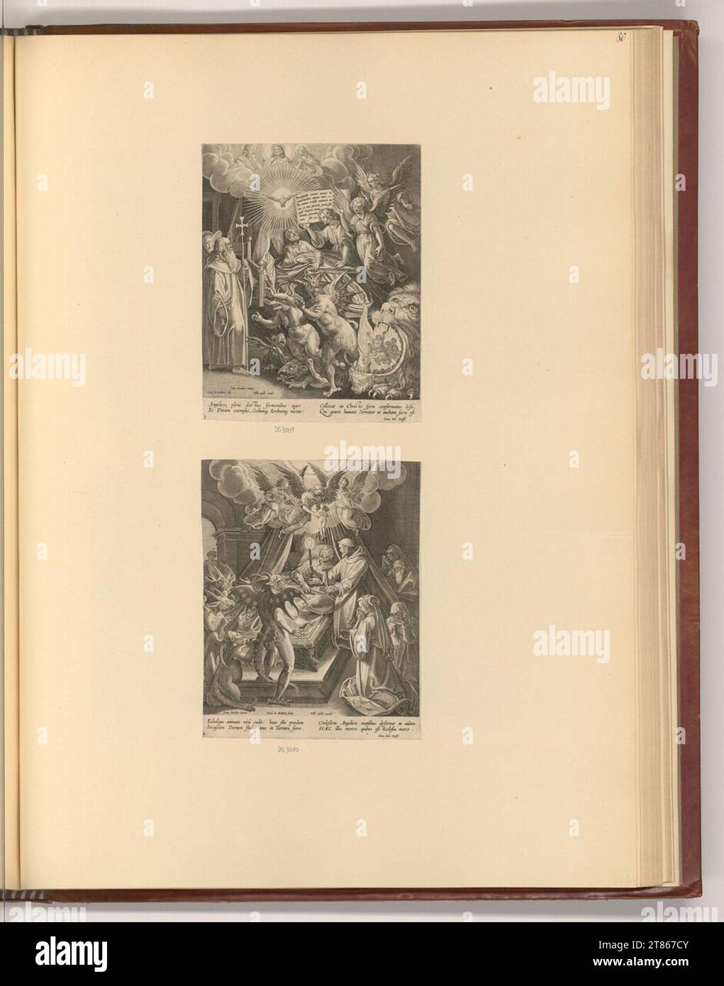 Karel van Mallery (Engraver) Death of a rusty man (allegory). Copper ...