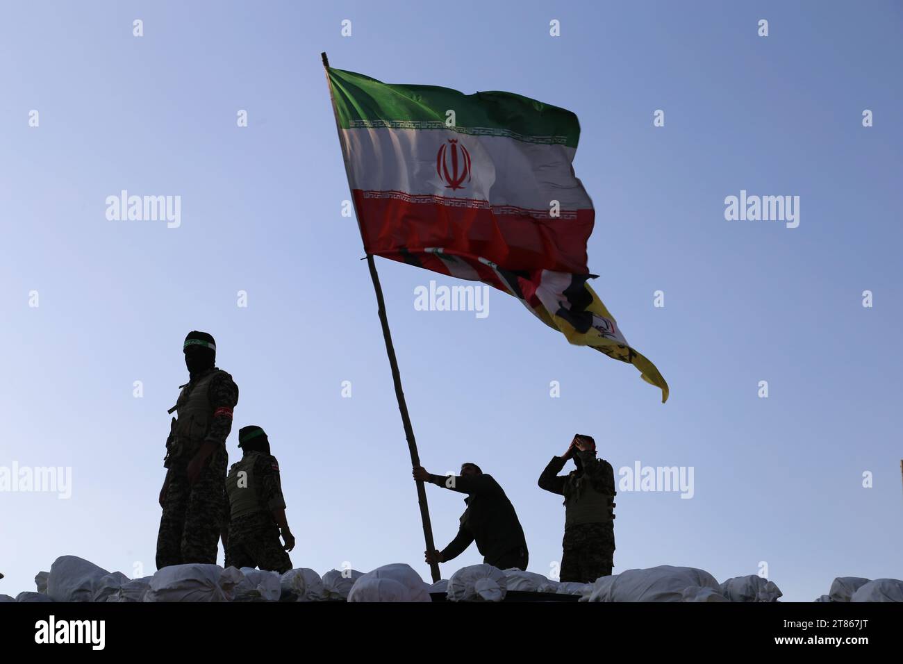Tehran, Iran. 18th Nov, 2023. An Iranian Islamic Revolutionary Guard ...