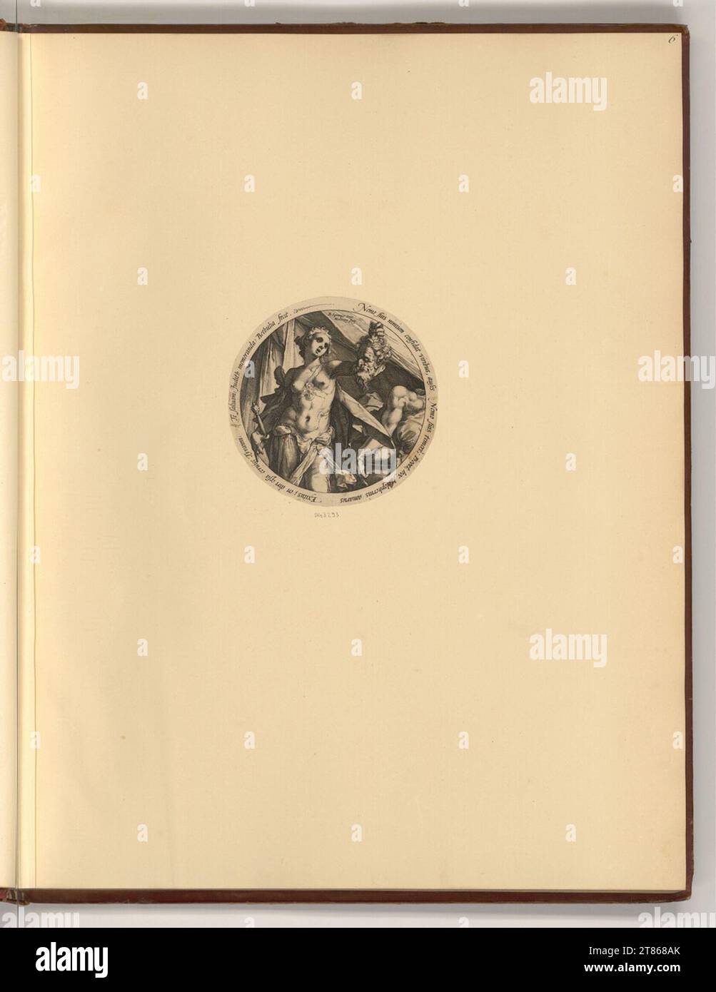 Hendrick Goltzius (Engraver) Judith und Holofernes. Copper engraving ...