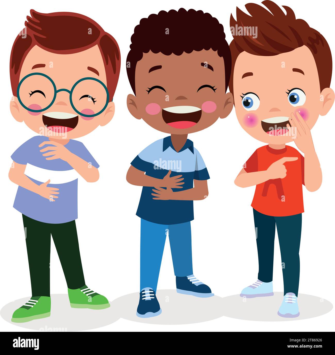 cute little boy whisper secret to friend Stock Vector Image & Art - Alamy