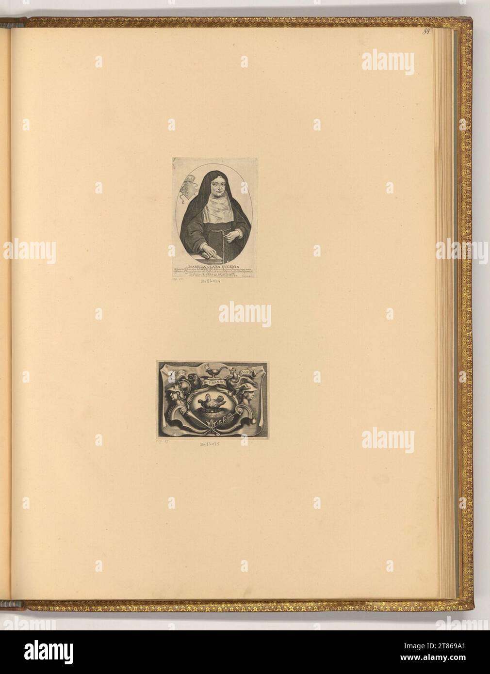 Alexander Voet der Jüngere (Engraver) Portrait of Isabella Clara ...