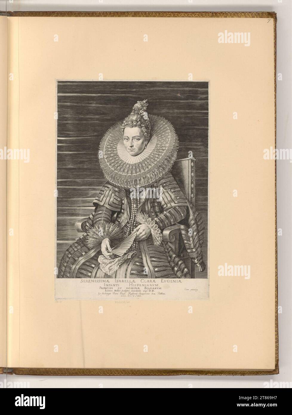 Jan Harmensz. Muller (Engraver) Isabella Clara Eugenia. Copper ...