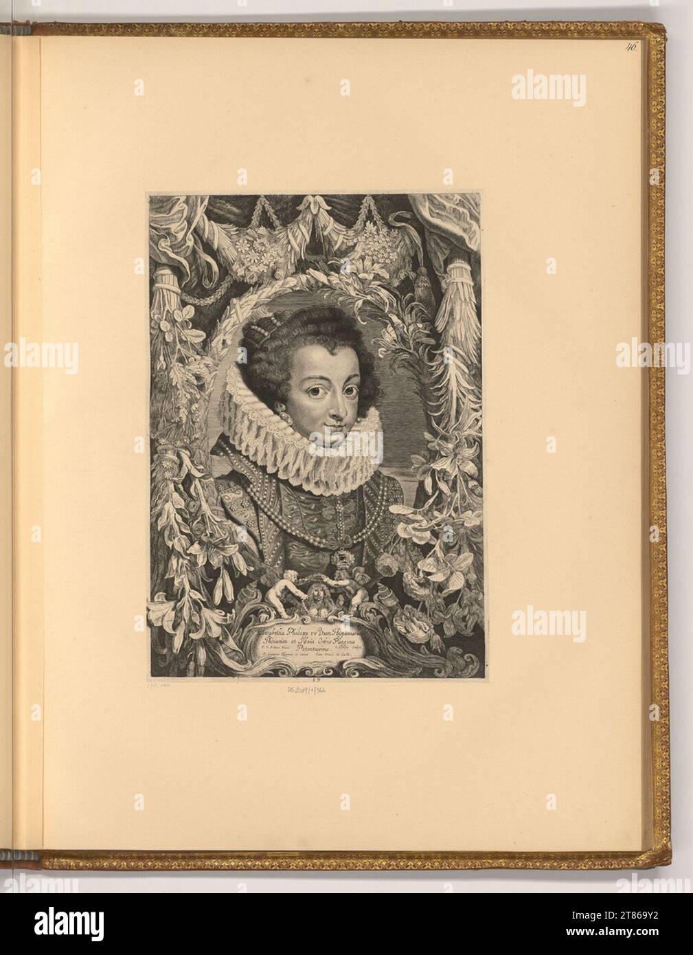 Jacob Louys (Engraver) Portrait Elisabeth of France. etching 1630-1673 ...