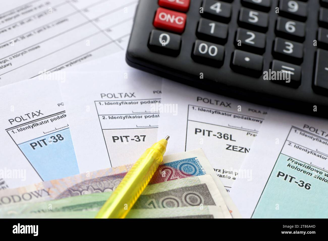 Declaration of the amount of earned income or incurred loss, PIT-36 ...