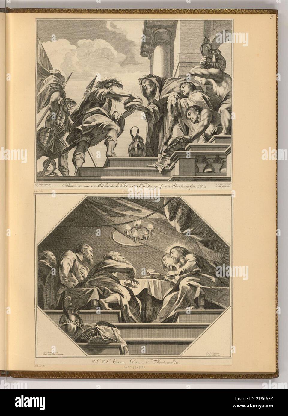 Jan Punt (Engraver) Ceiling paintings from the Jesuit Church in Antwerp ...