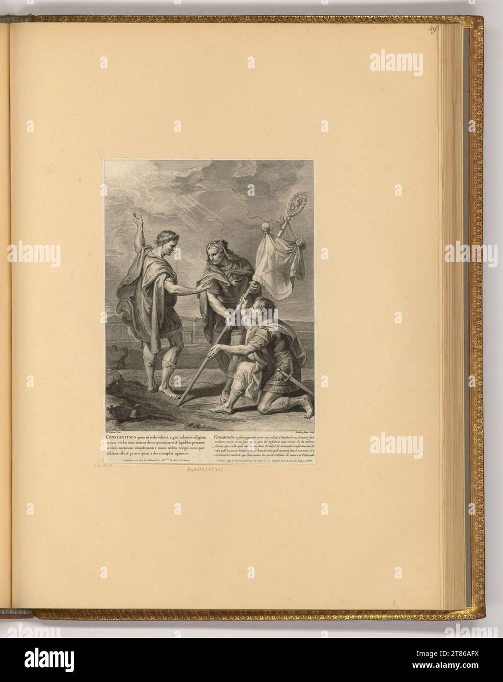 Jacques Nicholas Tardieu Filius (Engraver) The story of Konstantin the ...