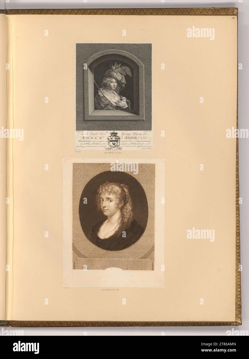 William Elliott (Engraver) Portraits Helena Fourment. etching 1750-1800 ...