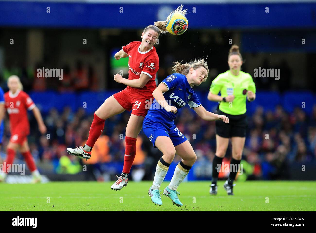 Kingston, UK. 18th Nov, 2023. Marie Höbinger of Liverpool Women and ...