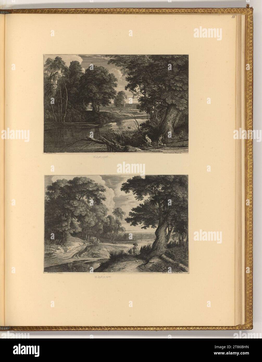 Jean Morin (Engraver) Meadow landscape. etching 1630-1650 , 1630/1650 ...