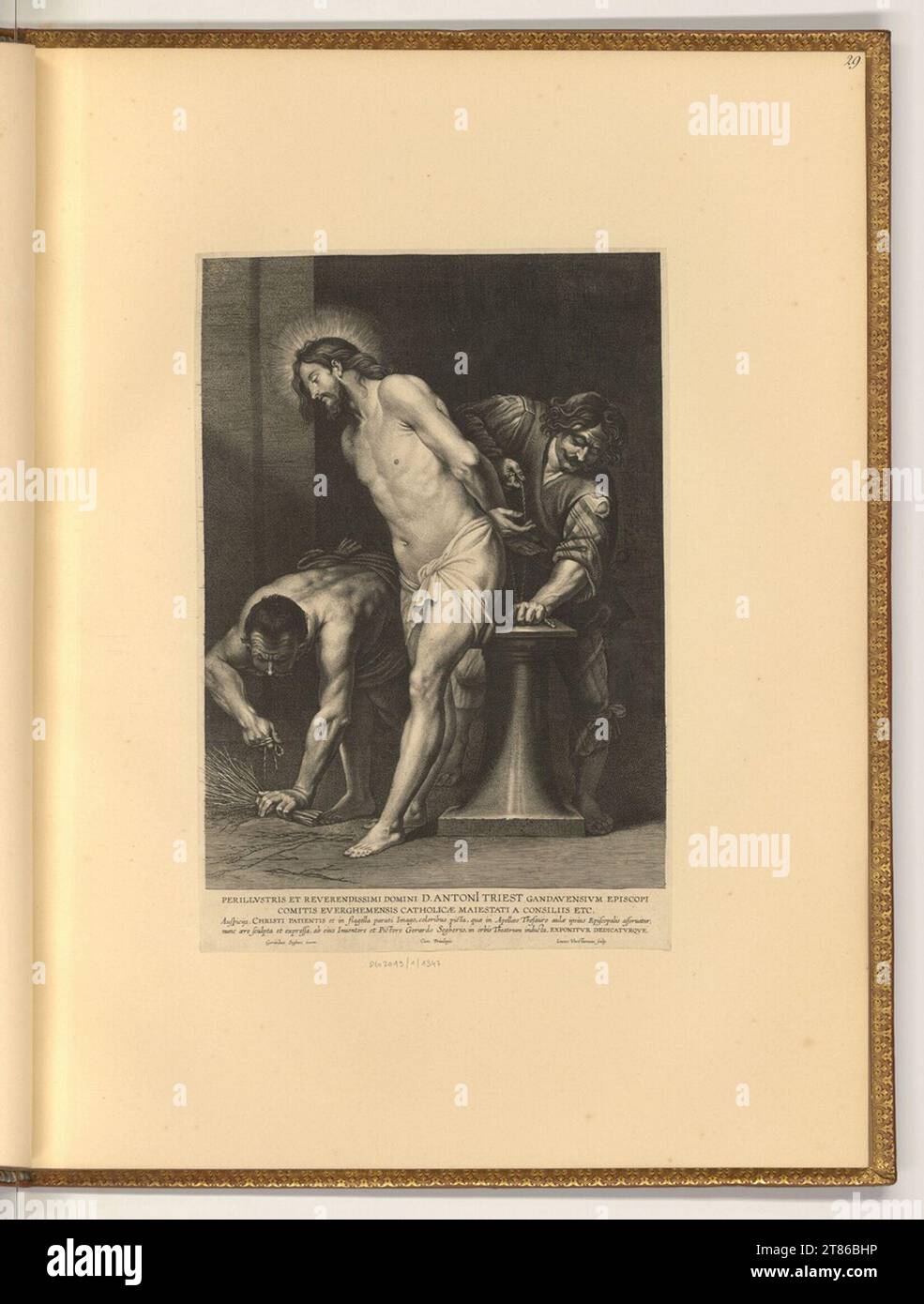 Lucas Vorsterman (Engraver) Scourge of Christ. Copper engraving print 1619-1657 , 1619/1657 ...