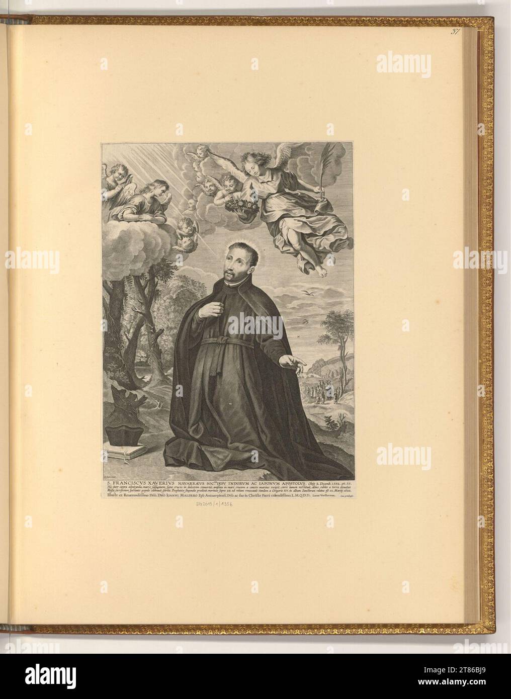 Gerard Seghers Holy Franz Xaver. Copper engraving print 1622-1675 ...