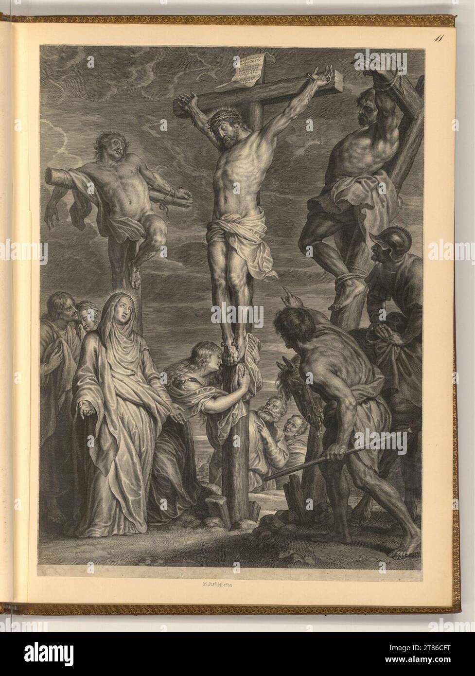 Schelte Adamsz. Bolswert (Engraver) Crucifixion of Christ. Copper ...