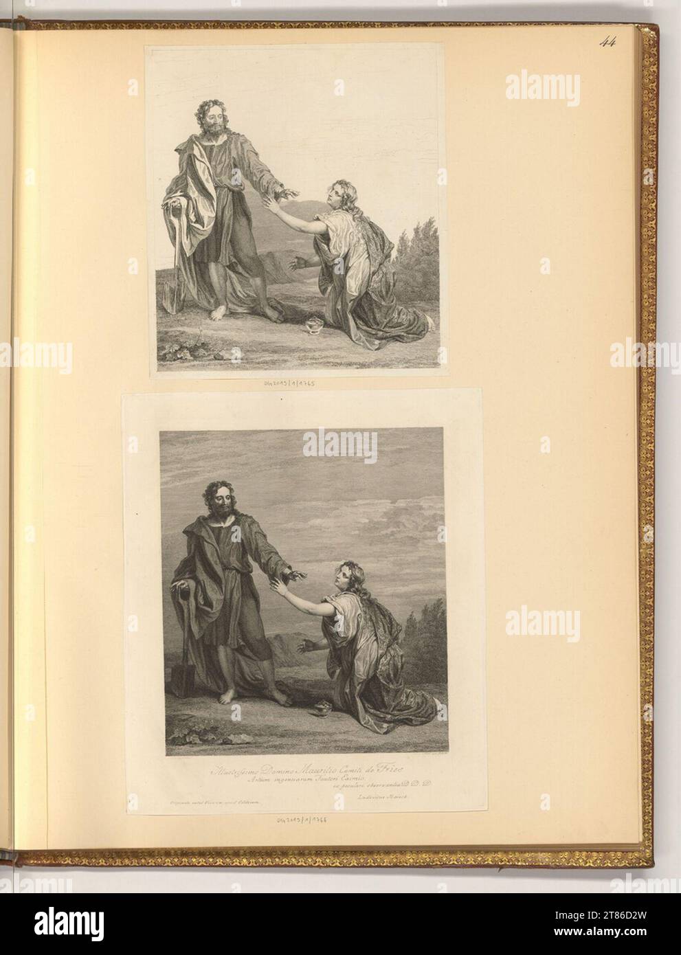 Karl Rahl (The Older) Do not touch me. etching 1800-1843 , 1800/1843 ...