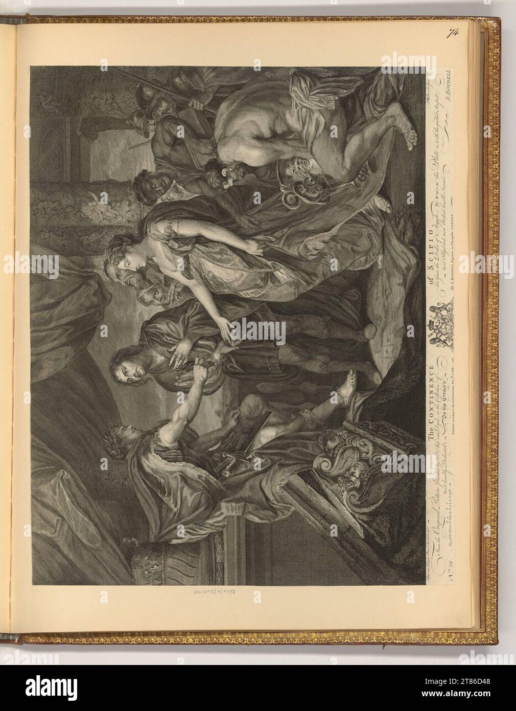 John Miller (Engraver) The great -minds of the Scipio. Etching, copper ...