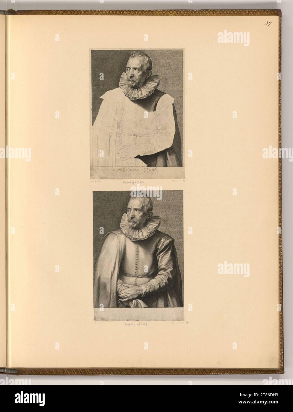 Paulus Pontius (Engraver) Portrait Cornelis Van the host. Copper ...