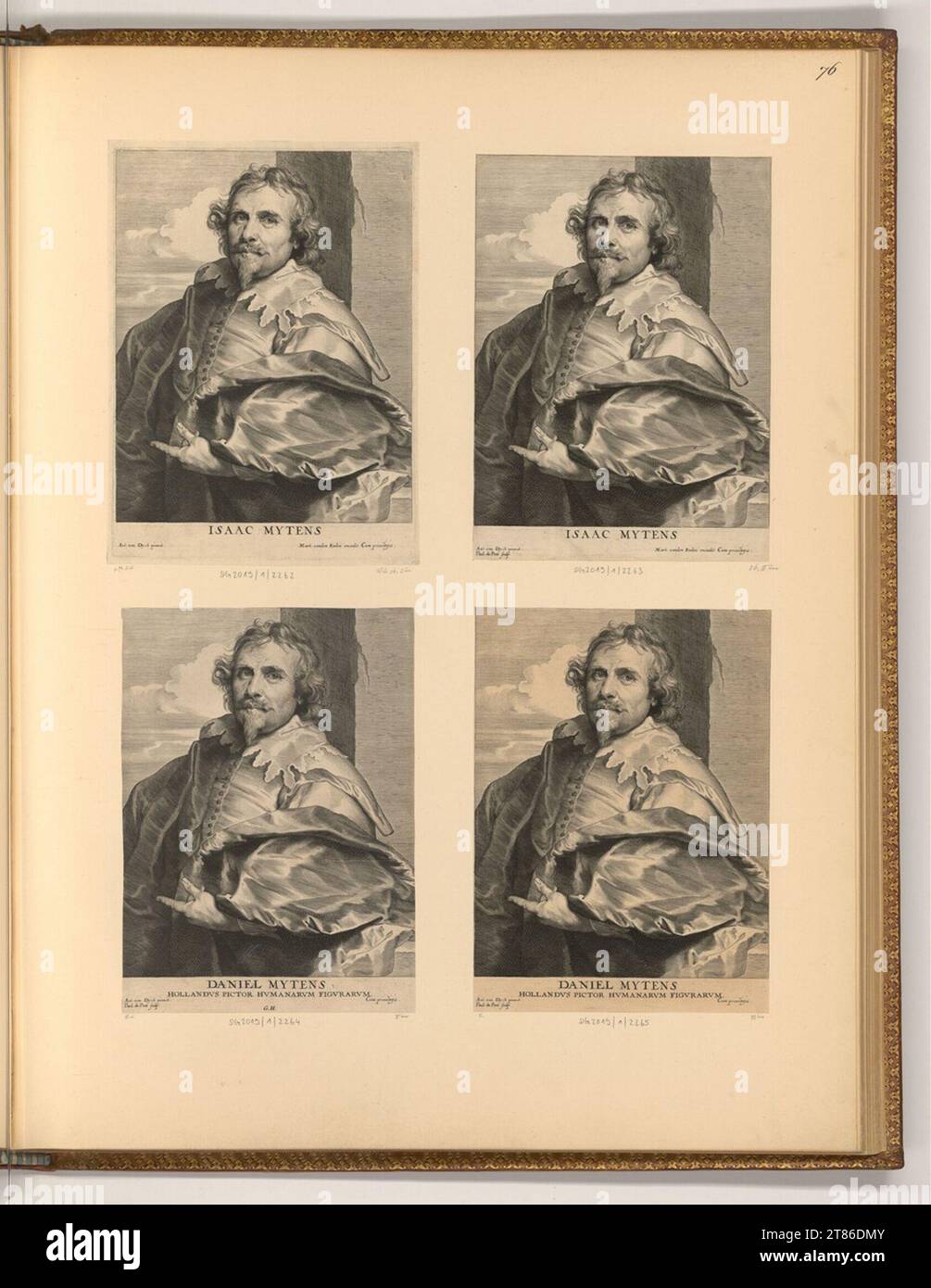 Paulus Pontius (Engraver) Portrait Daniel Mytens. Copper engraving ...