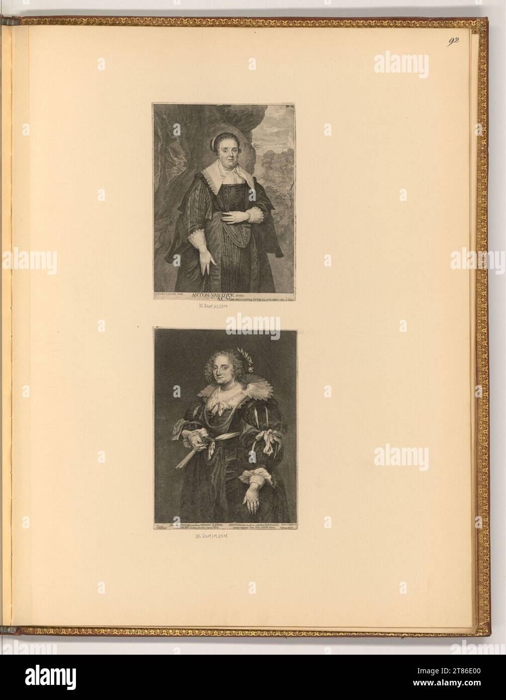 Anton Joseph von Prenner (Engraver) Portraits of various women. etching ...