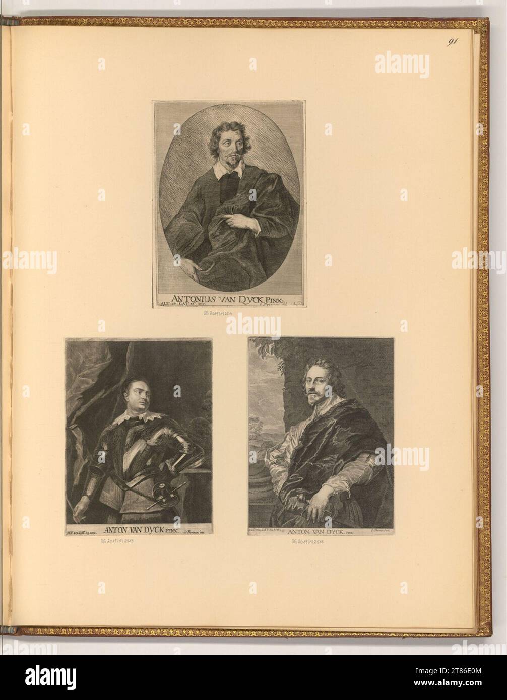 Anton Joseph von Prenner (Engraver) Portraits of various men. etching ...