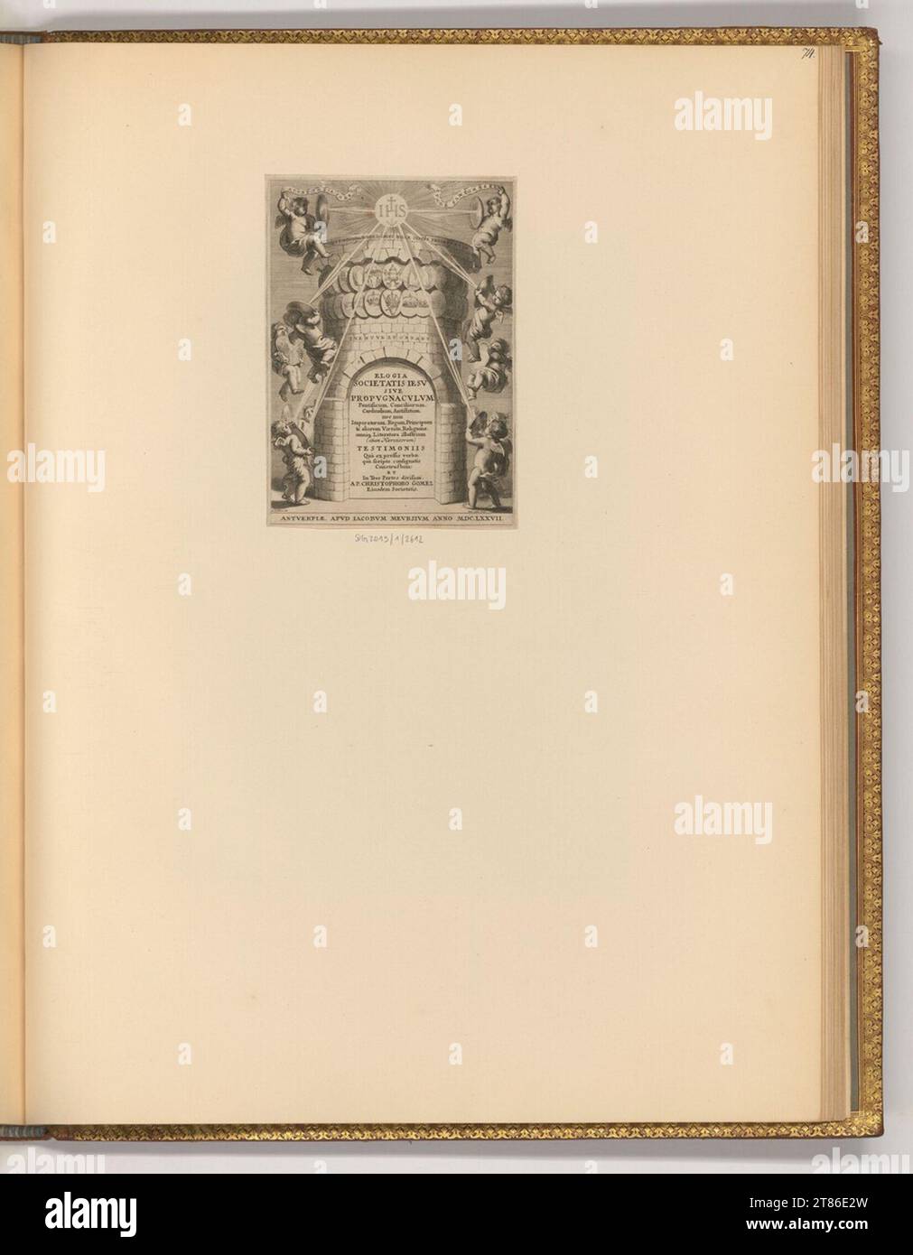 Richard Collin (Engraver) Society of the Society of Jesus, or a defense ...