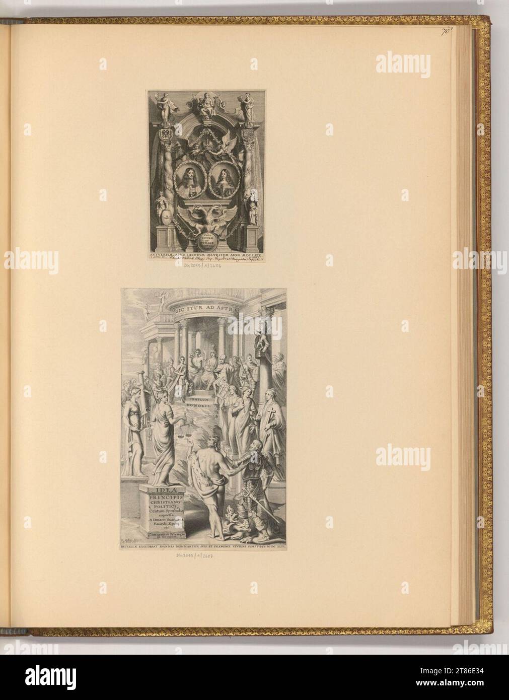 Richard Collin (Engraver) Title leaves, portrait, allegory (book ...