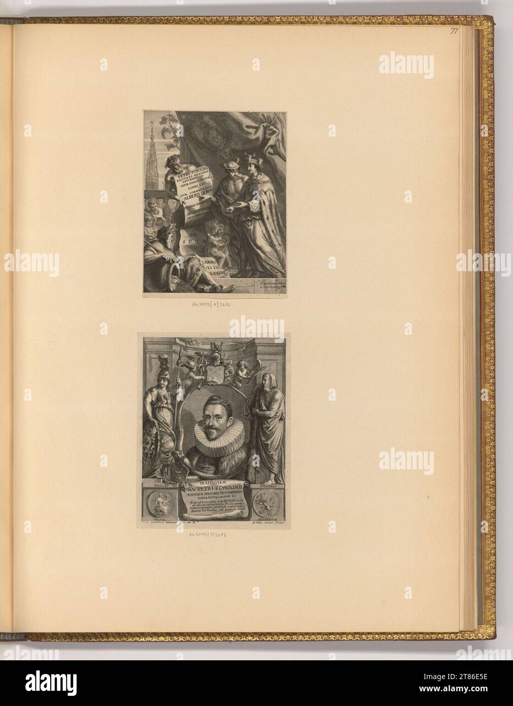 Alexander Voet der Jüngere (Engraver) Title leaves, portrait Petri ...