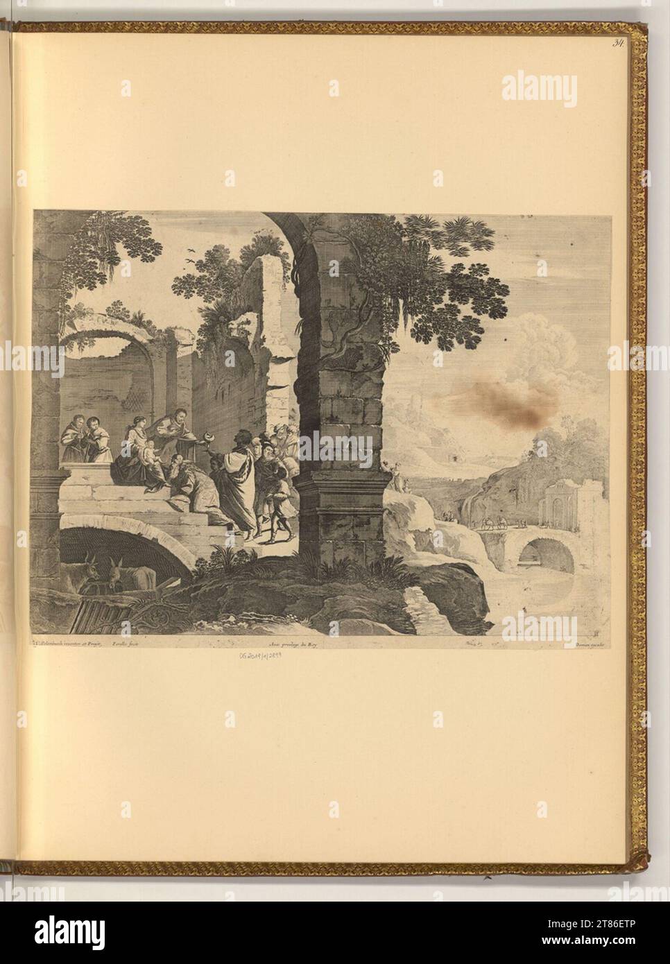 Nicolas Perrelle (Engraver) Adoration of the kings. etching 1650-1695 ...