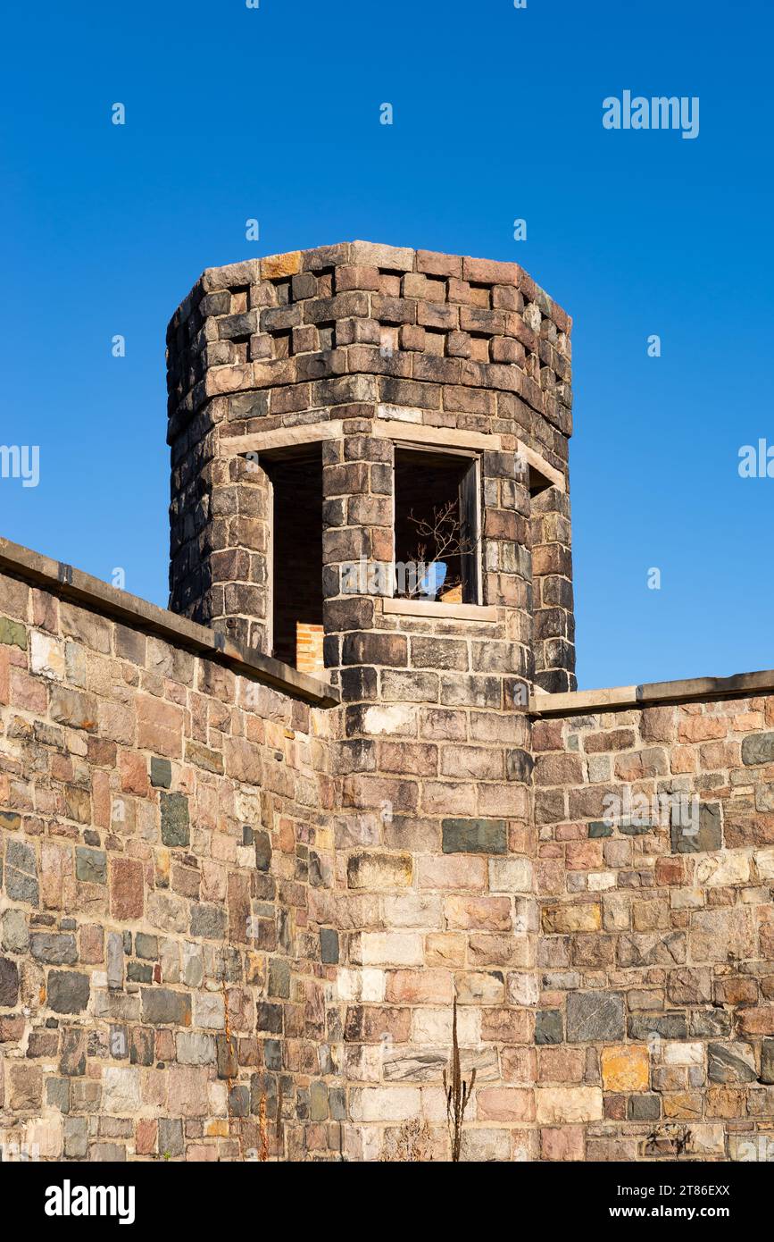 Walls of the Jackson Historic Prison, opened in 1839, in Jackson, Michigan Stock Photo - Alamy