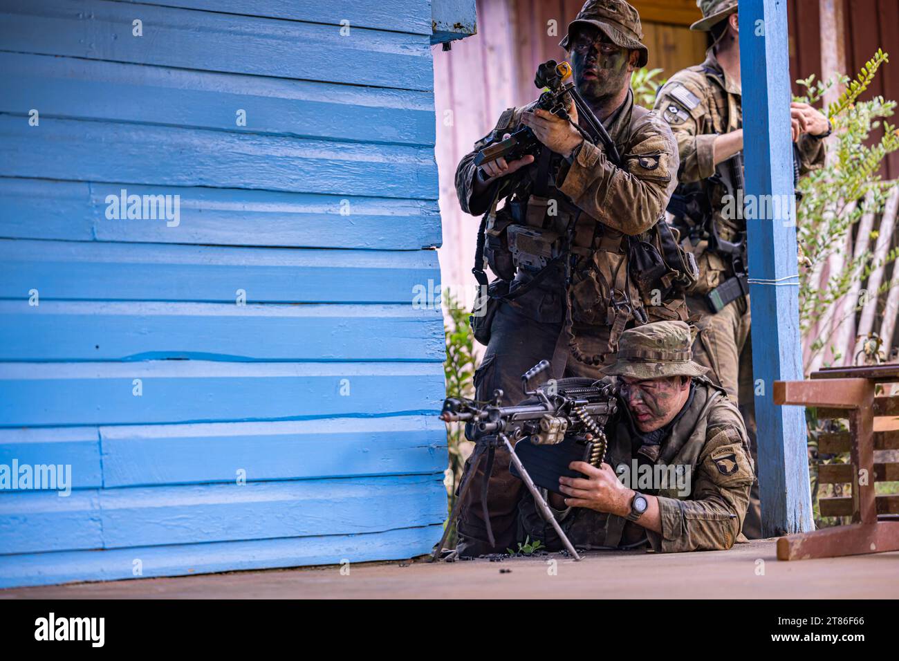 November 12, 2023 - Oiapoque, AmapÃ, Brazil - U.S. Army Soldiers, Pfc ...