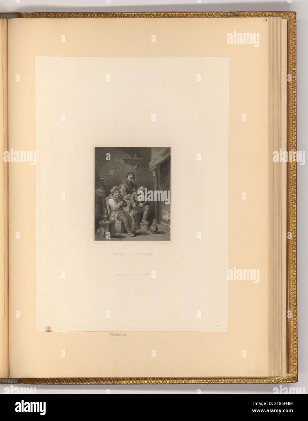 George Noble (Engraver) Singing farmers. Copper engraving print 1808 ...