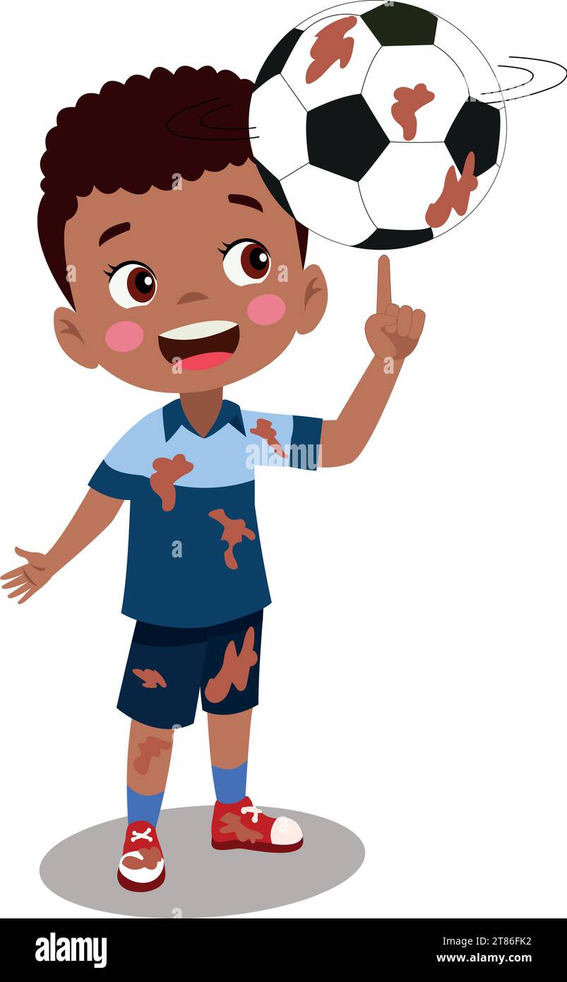 Educational illustration for kids that teaches the opposites of clean ...