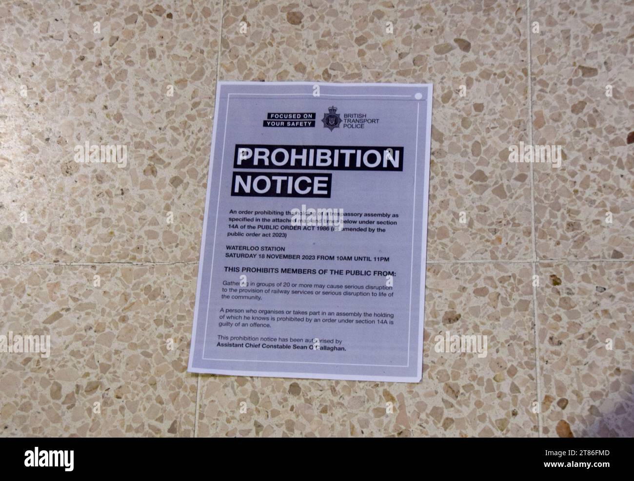 Prohibition notice hi-res stock photography and images - Alamy