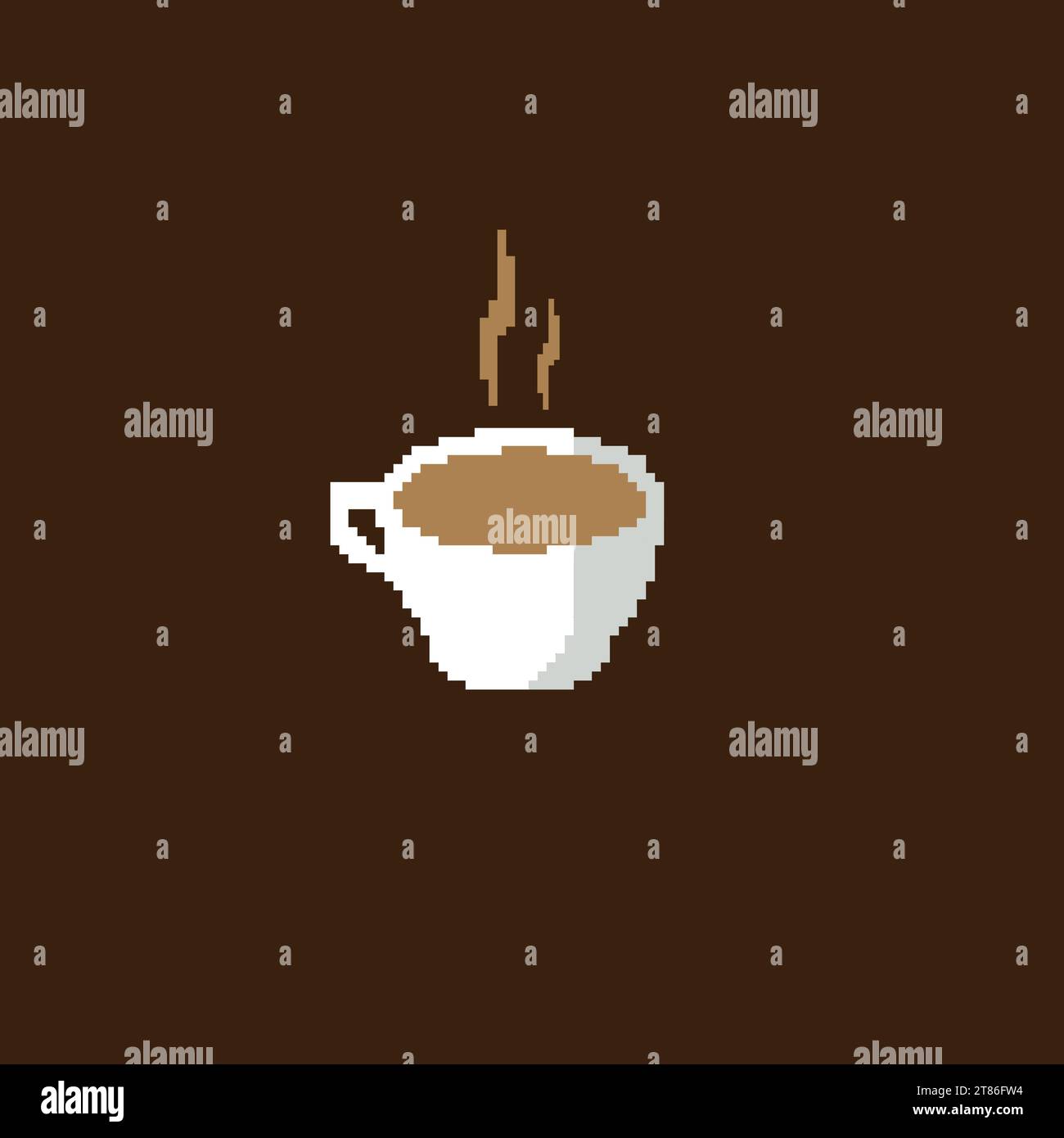 Coffee pixel hi-res stock photography and images - Alamy