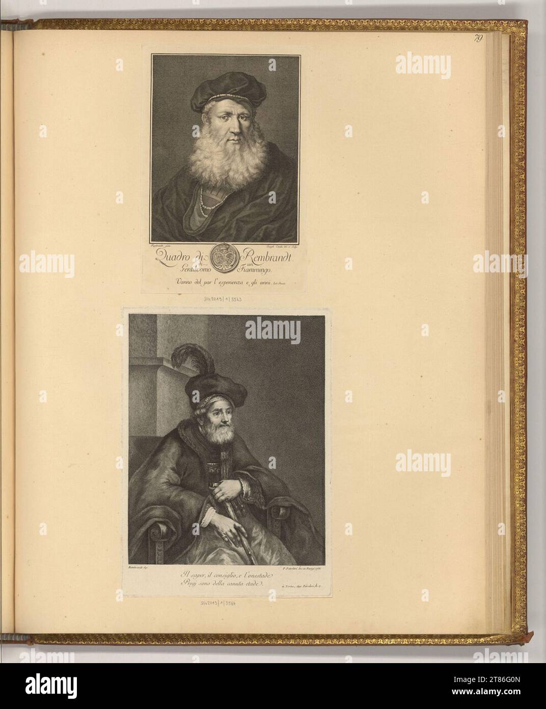 Giuseppe Canale (Engraver) Men's portraits. etching 1740-1802 , 1740/ ...