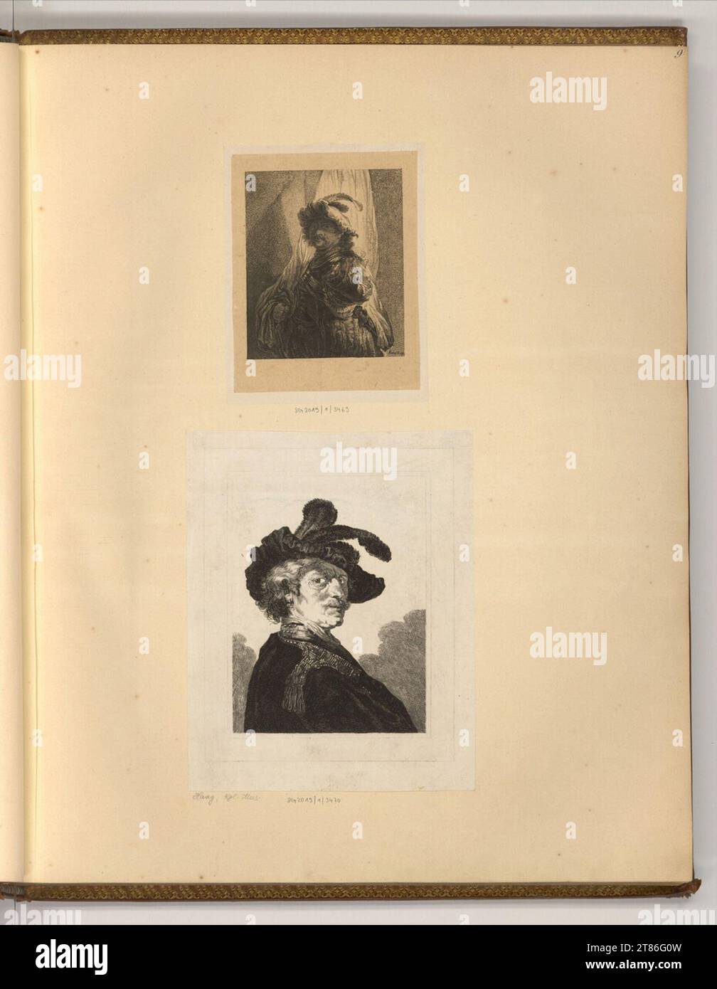 Johann Gottfried Abraham Frenzel (Engraver) Porträts Rembrandt van Rijn ...
