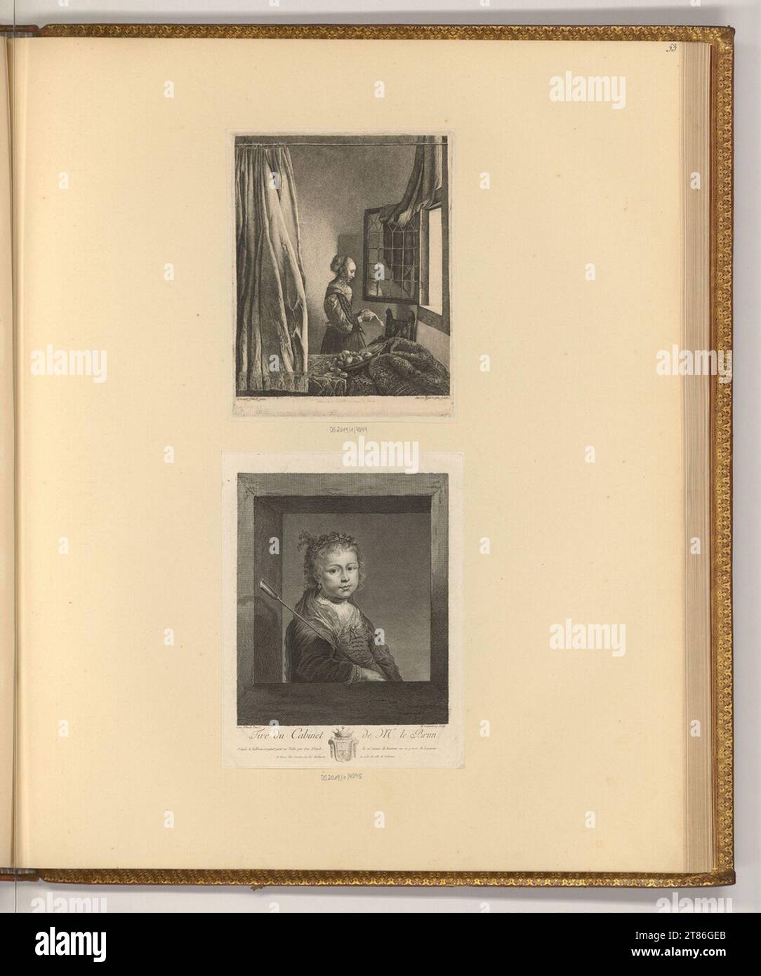 Anton Heinrich Riedel (Engraver) Interior with a woman at the window ...